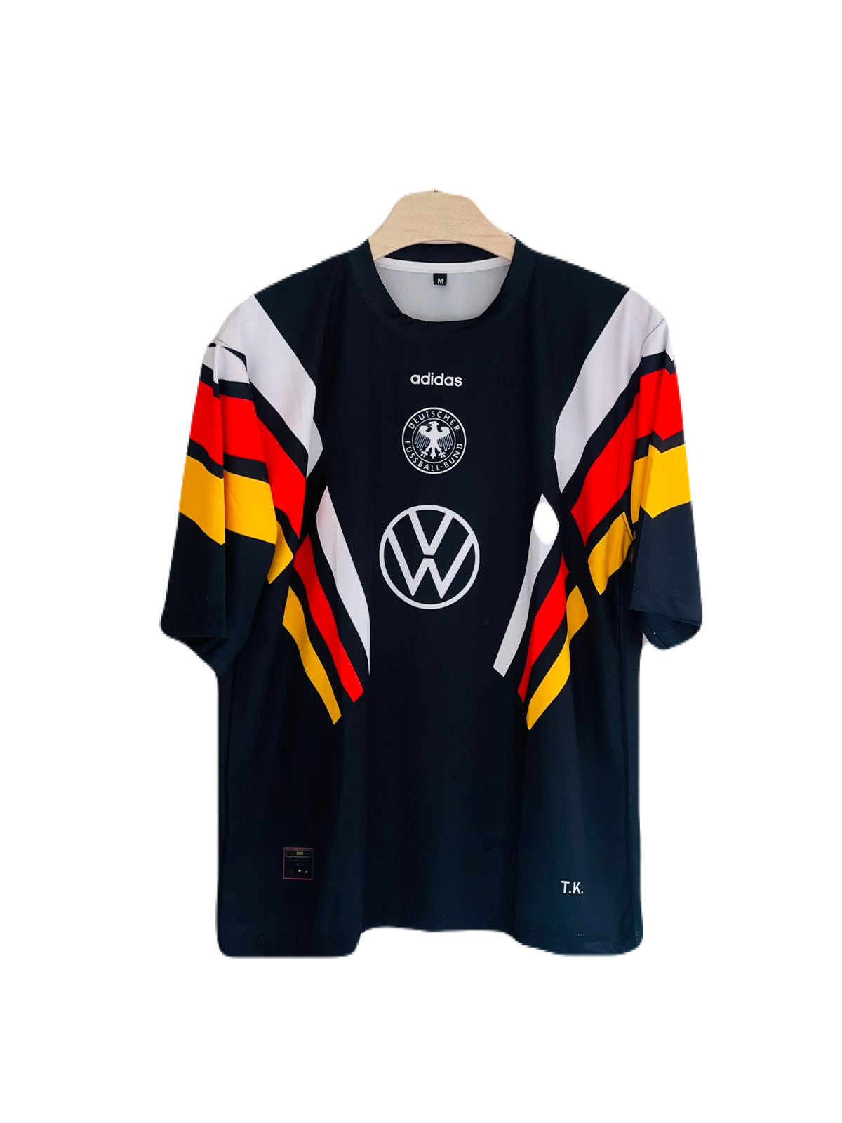 Germany 1996 Away jersey Five sleeve Beckenbauer P2 - ms retro store ...