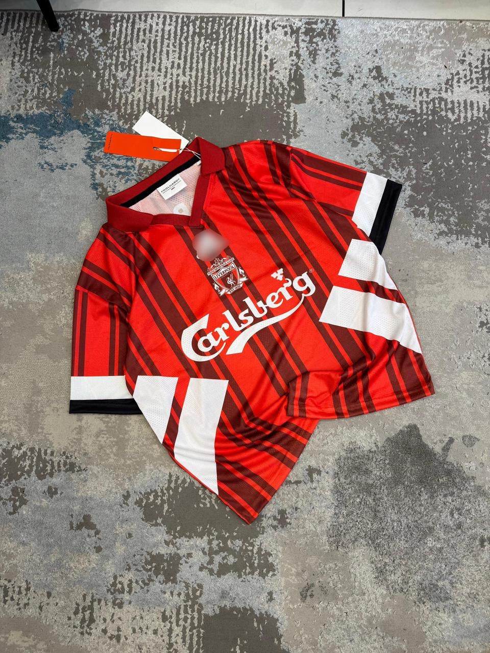 Liverpool 1993-95 Home Kit Gerrard Five Sleeve - P918 Ms Retro Store ...