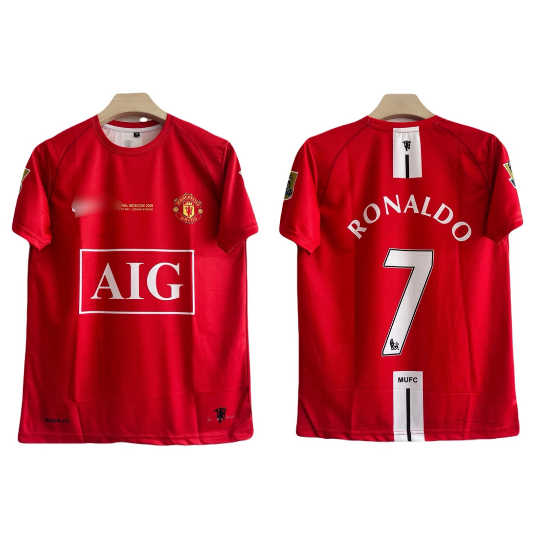 Best Retro jersey Ronaldo 2008 united ucl final edition Half sleeve p1 ...
