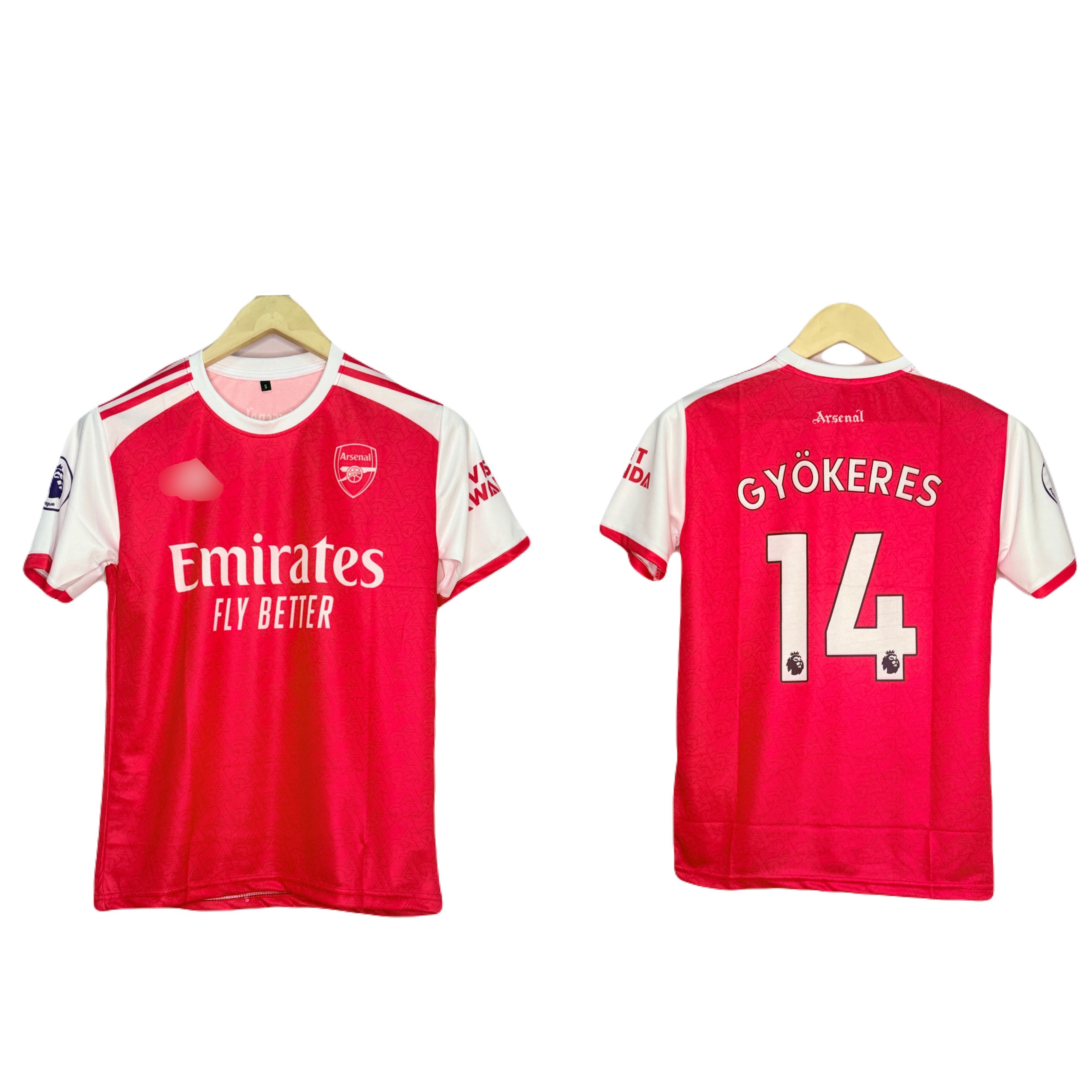 Arsenal 2025-26 Home Kit Gyokeres Half Sleeve - P1323 Ms Retro Store ...