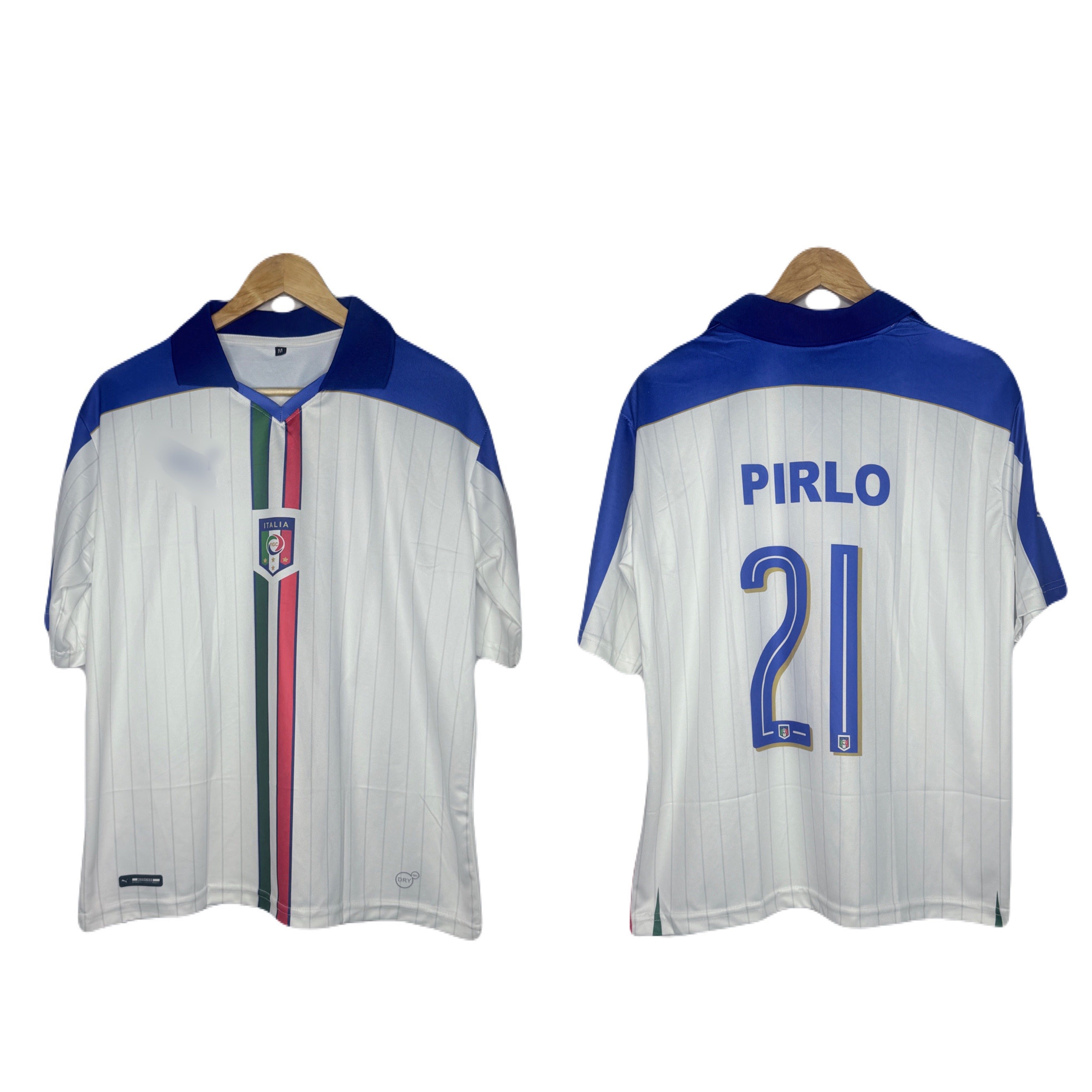 Italy 2016-17 Away Kit Pirlo Five Sleeve - P1047 Ms Retro Store – MS ...
