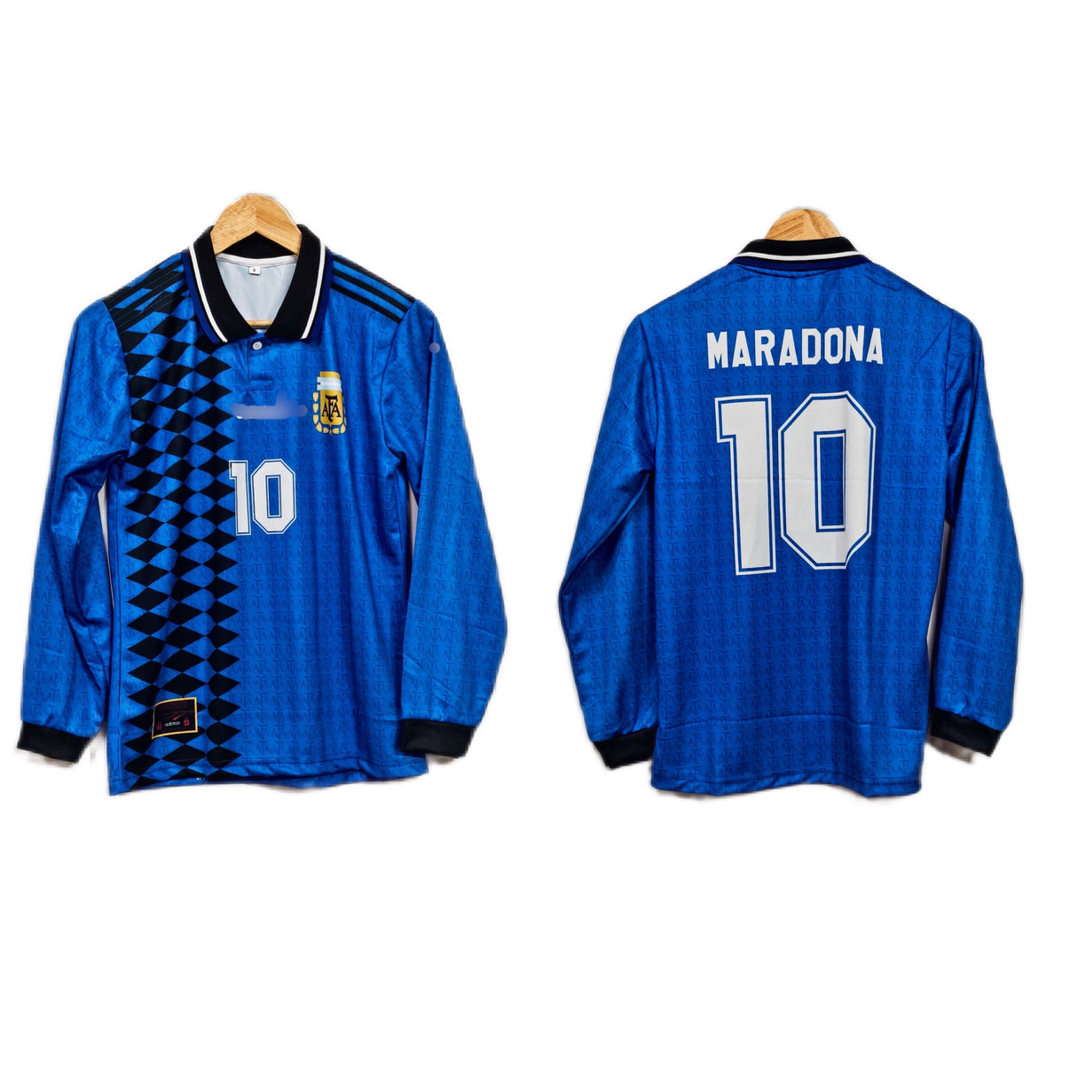 Argentina 1994 Away kit Maradona Full sleeve - P93 - Ms Retro Store ...