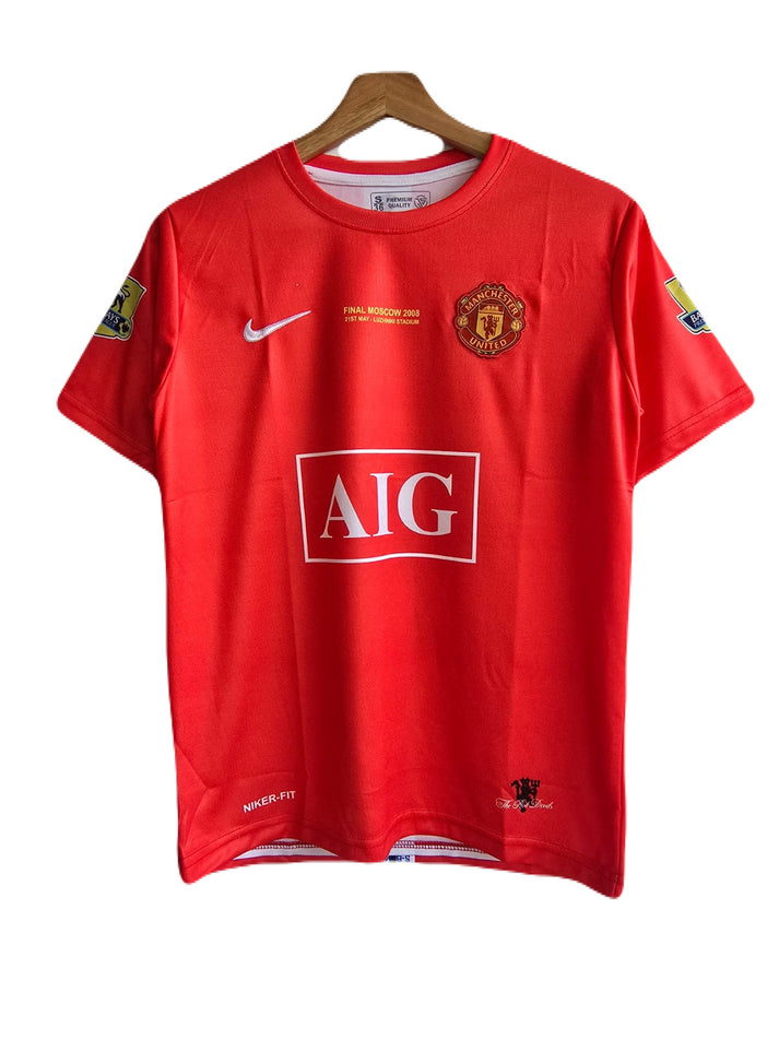 Best Retro jersey Ronaldo 2008 united ucl final edition Half sleeve P6 ...
