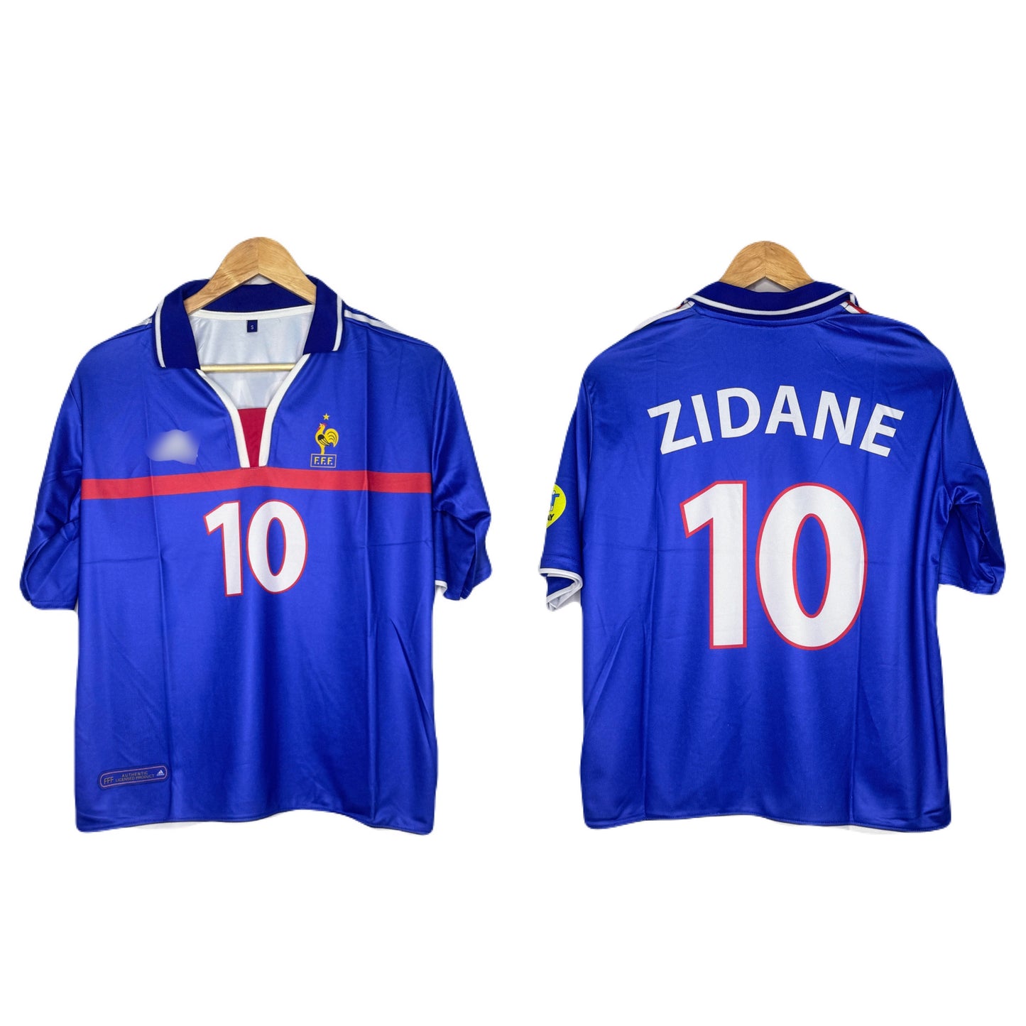 France 2000-01 Home Kit Zidane Five Sleeve - P724 Ms Retro Store – MS ...