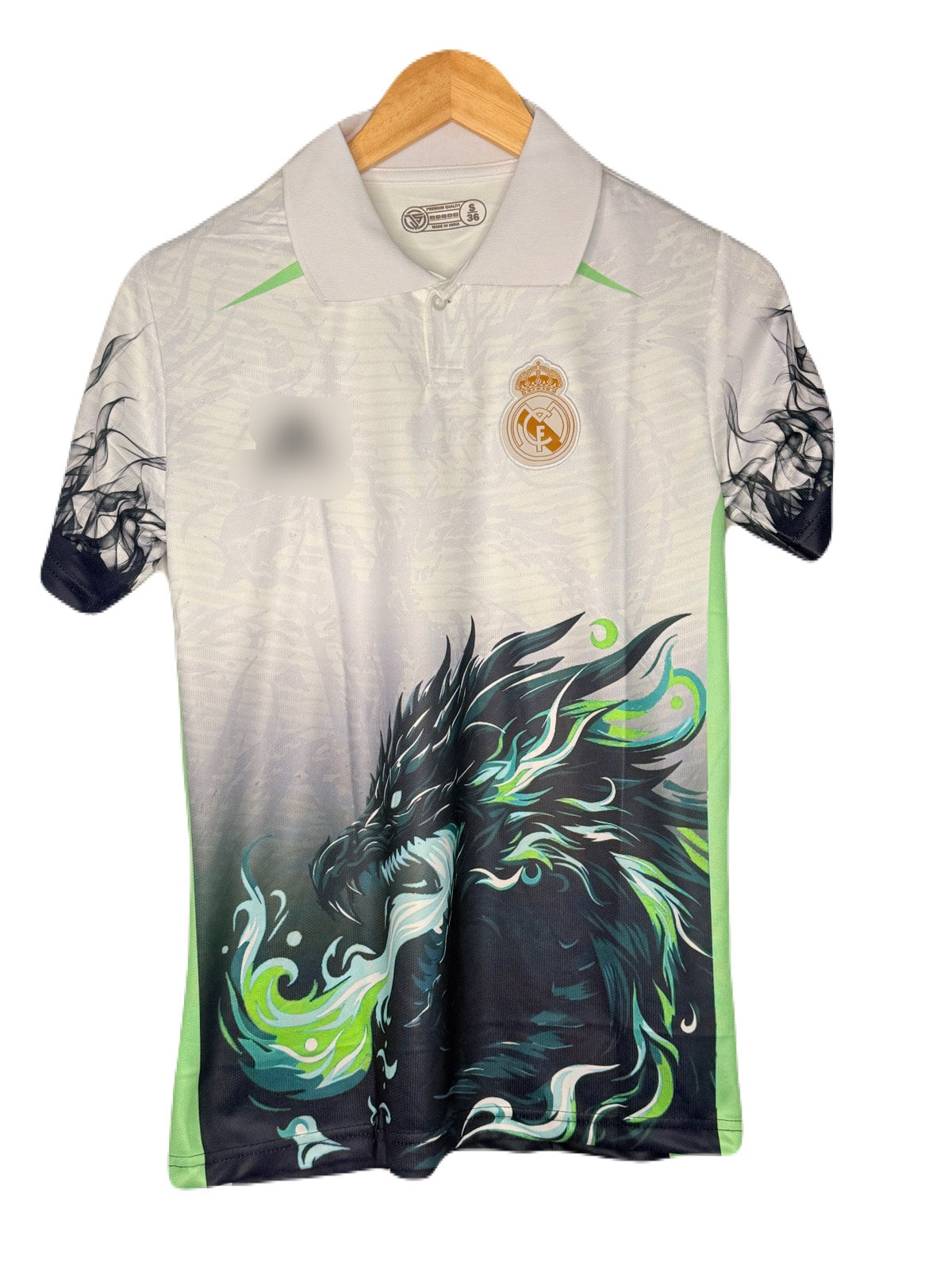 Real Madrid Special Dragon Edition Kit Half Sleeve - P1032 Ms Retro St ...