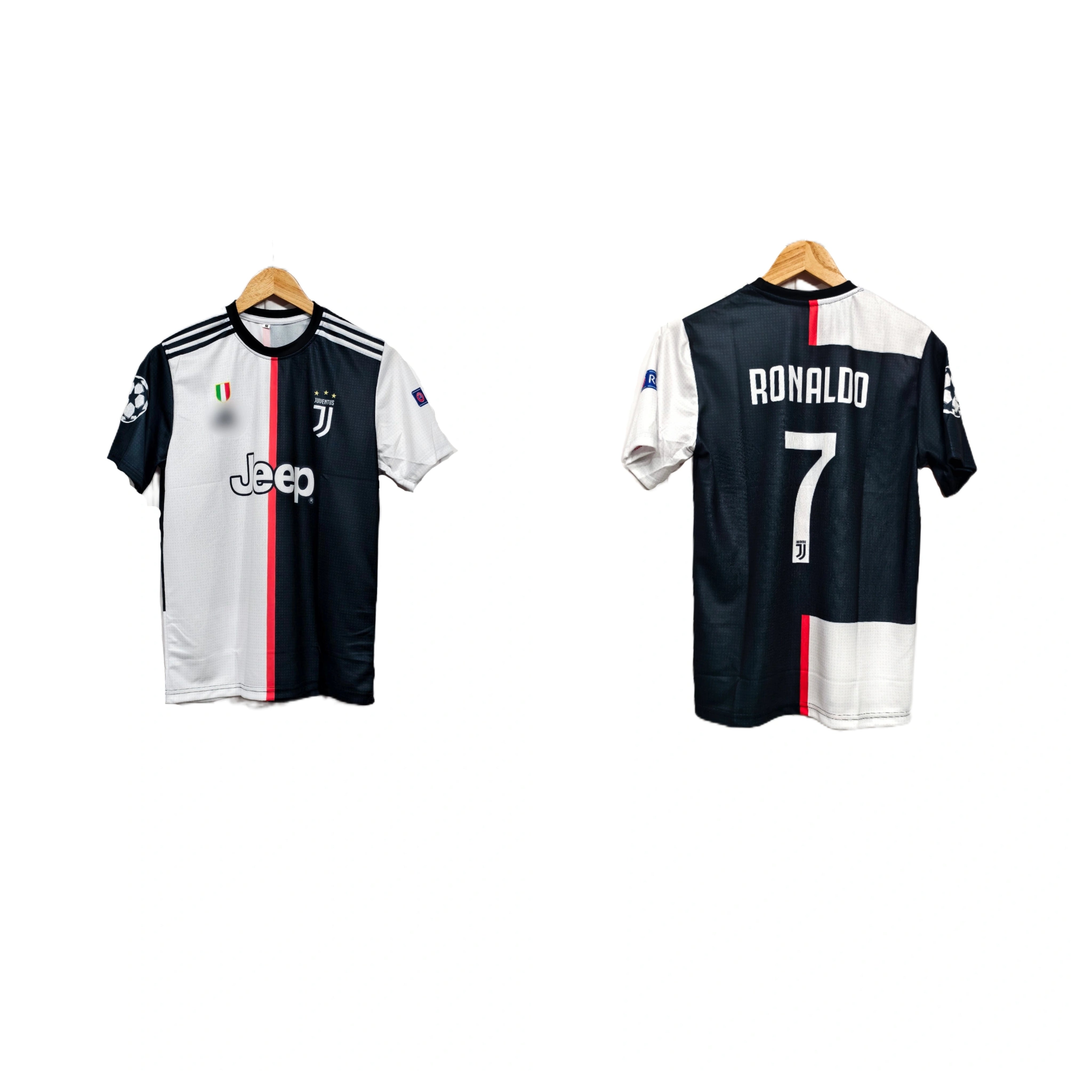 Juventus 2019-20 Home kit Ronaldo Half sleeve - P77 - Ms Retro Store ...